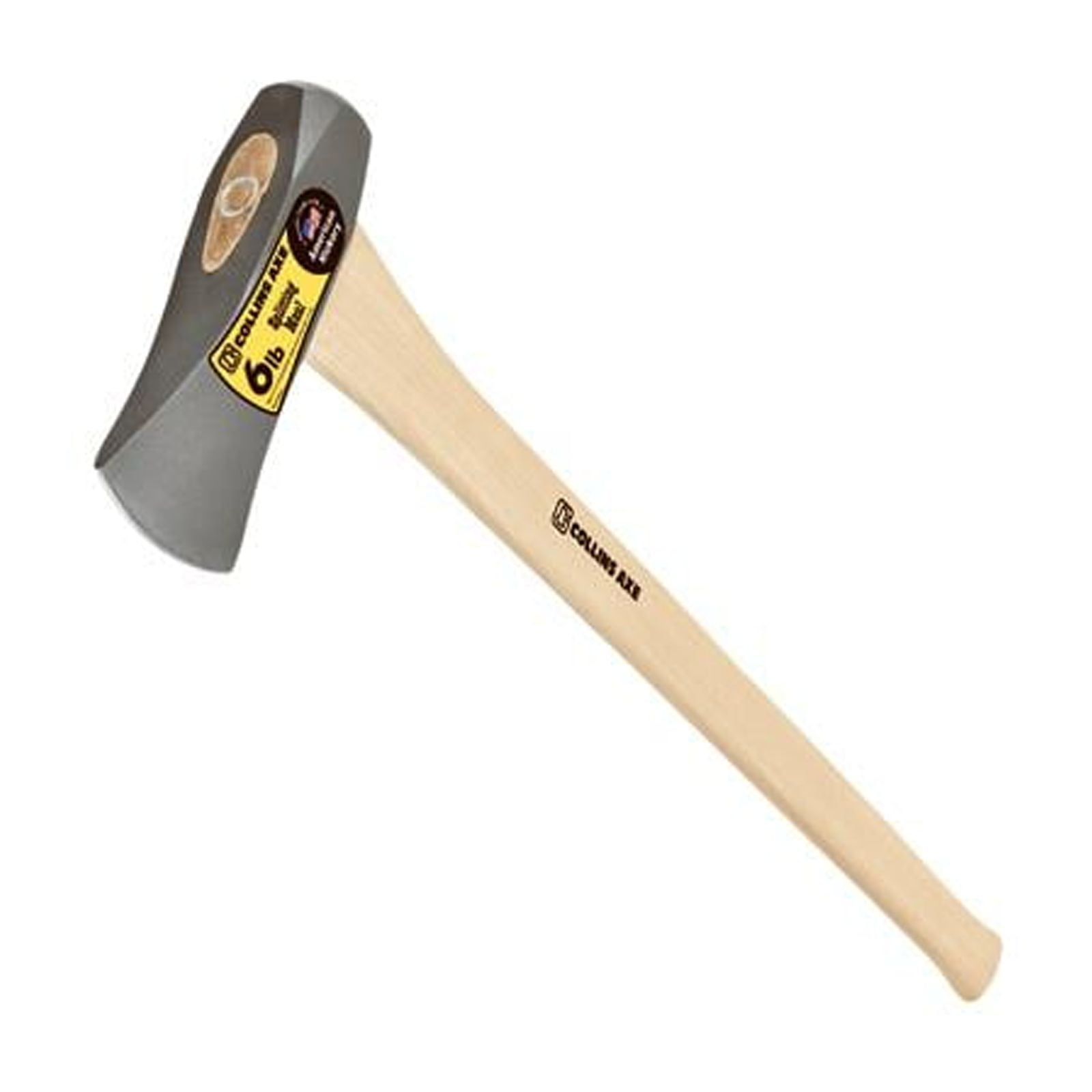 Collins 6 lb Single Bit Splitting Maul 34 in. Wood Handle - Walmart.com