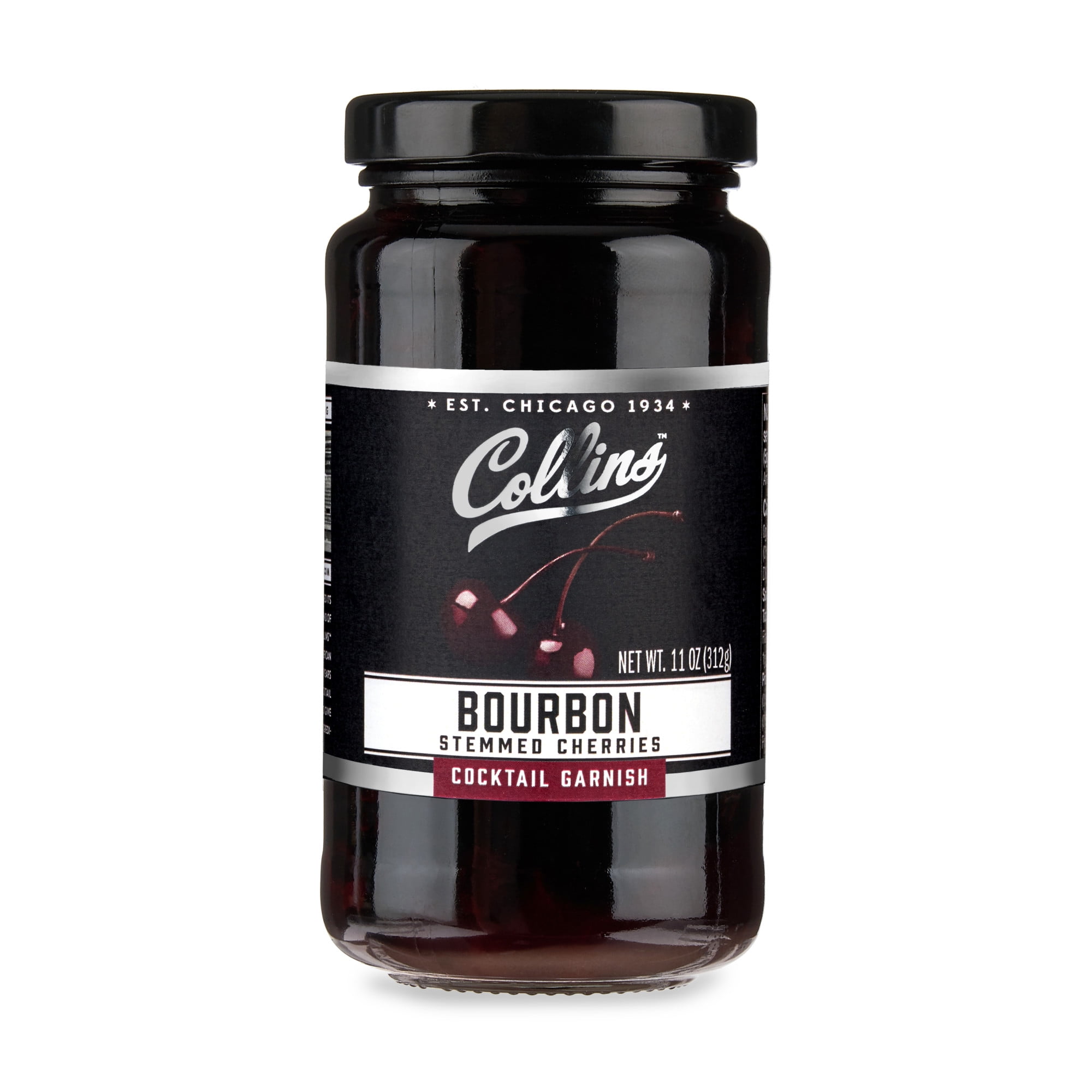 Collins Bourbon Cherries | Garnish for Manhattan or Old Fashioned ...