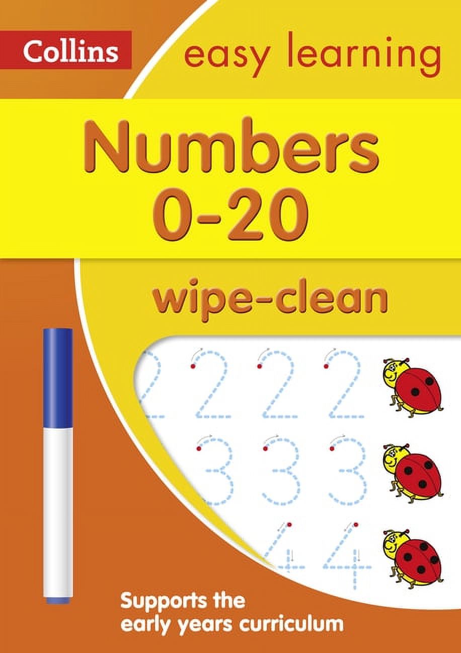 Collins Easy Learning Preschool: Numbers 0-20: Wipe-Clean Activity Book ...