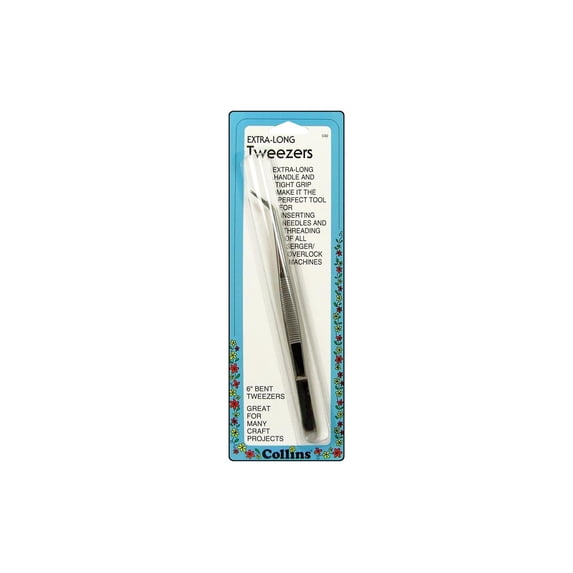Collins Extra Long Tweezers 6" Bent - Walmart.com