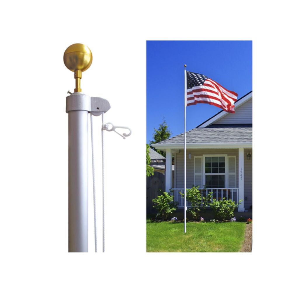 Collins Flags - 20' Homesteader Flag Pole & American Flag Set - Walmart.com