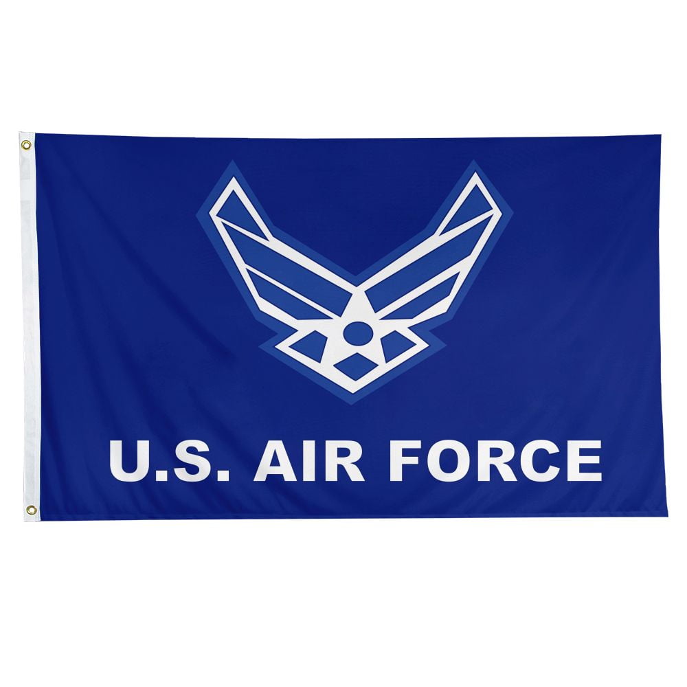 Collins Flags: Air Force Logo Nylon Flag 3' x 5' - Walmart.com