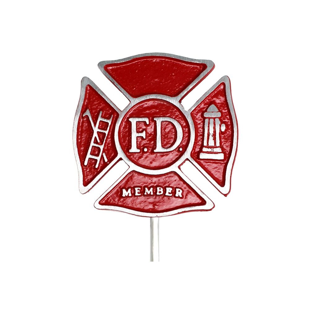 Collins Flags - Fire Service Aluminum Memorial Marker - Walmart.com