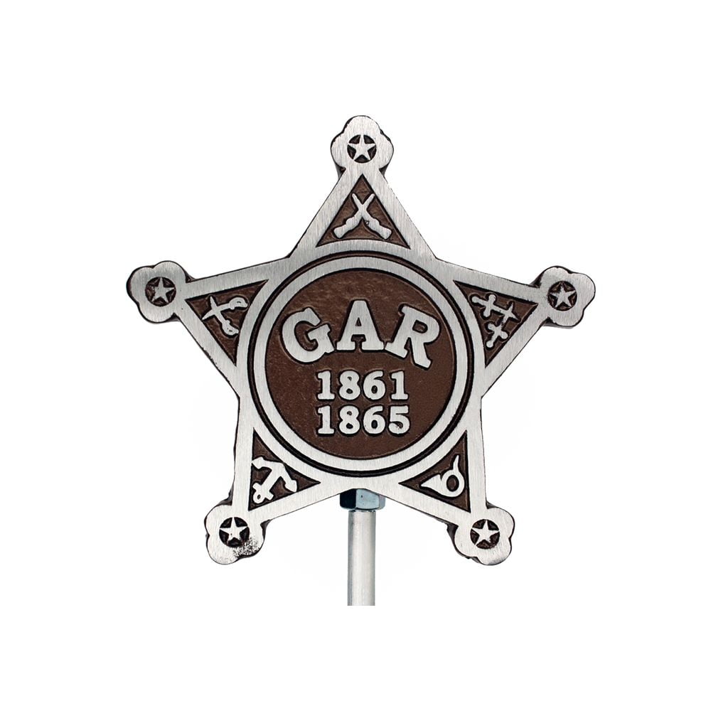 Collins Flags - GAR Civil War Aluminum Memorial Marker - Walmart.com