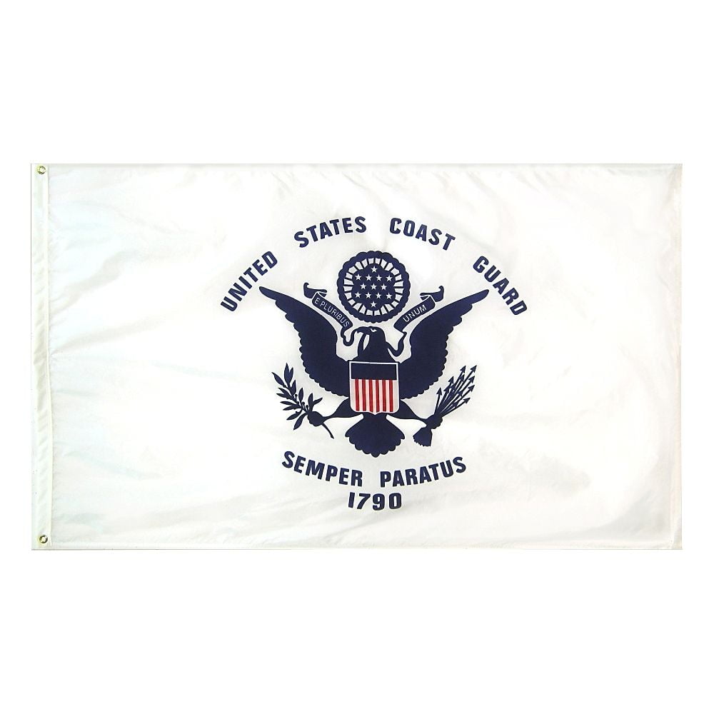 Collins Flags: US Coast Guard Nylon Flag 3' x 5' - Walmart.com