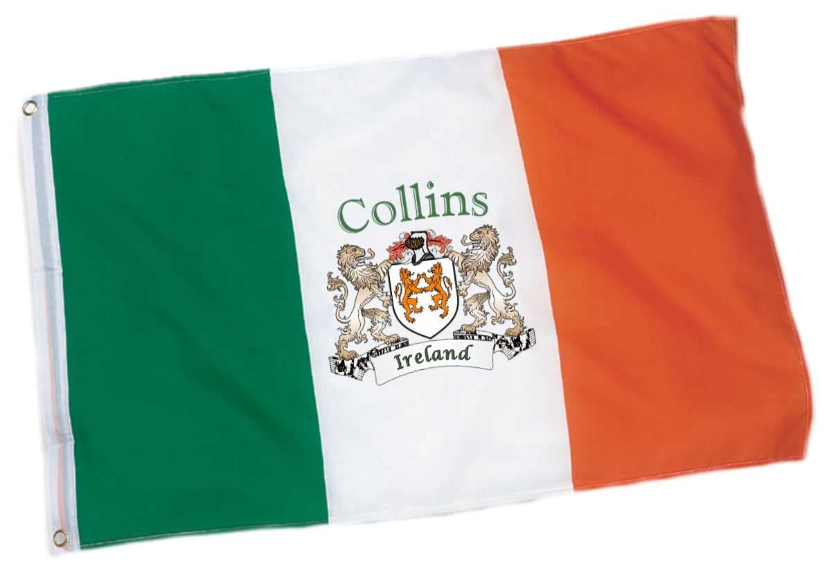 Collins Irish Coat of Arms Ireland Flag - 3'x5' foot. - Walmart.com