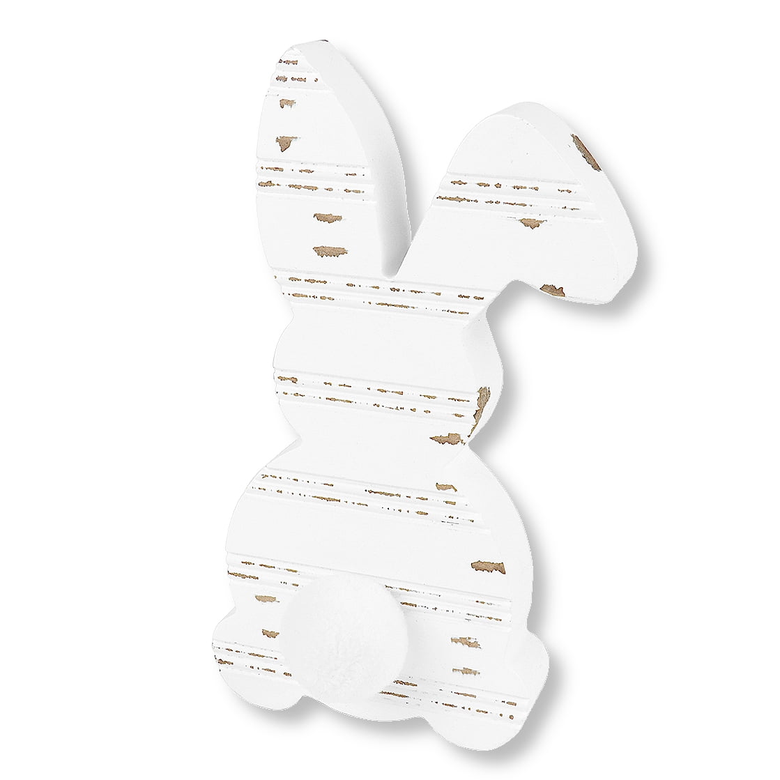 Collins Painting Maggie Bunny - Rustic Wood Easter Bunny with Pom Pom ...