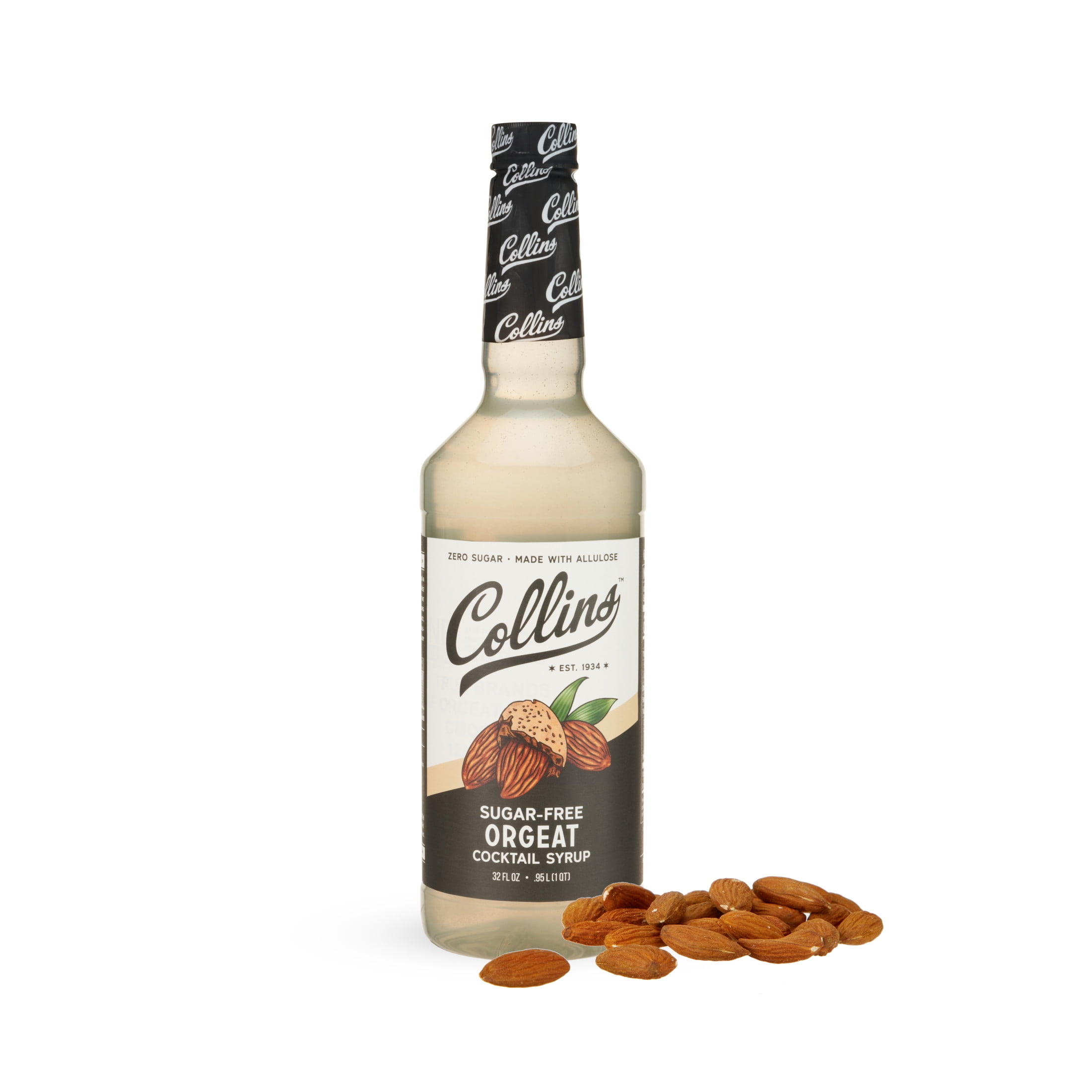 Collins Sugar Free Orgeat Syrup, Almond Cocktail Syrups Made with ...