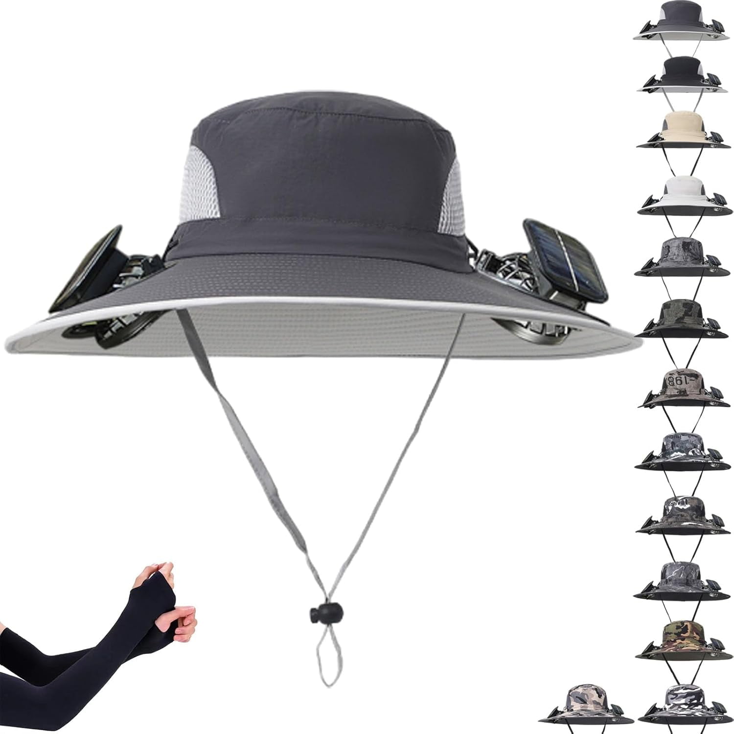 Collit Fishing Hat, Consulbefor Fan Hat, Bucket Wide Panel Brim ...