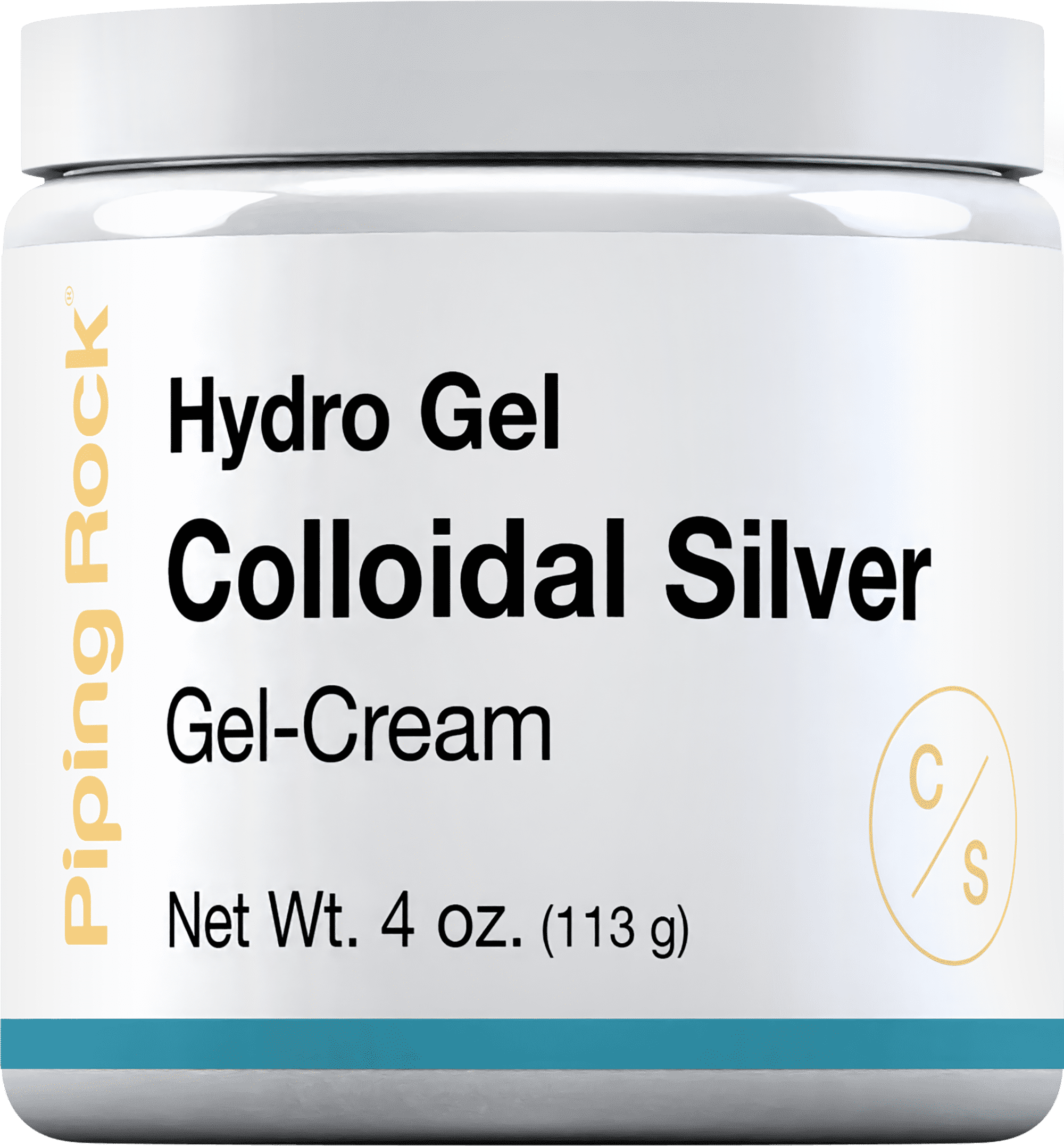 Piping Rock Colloidal Silver Gel, 4 oz, Rejuvenating Moisturizing Hydro ...