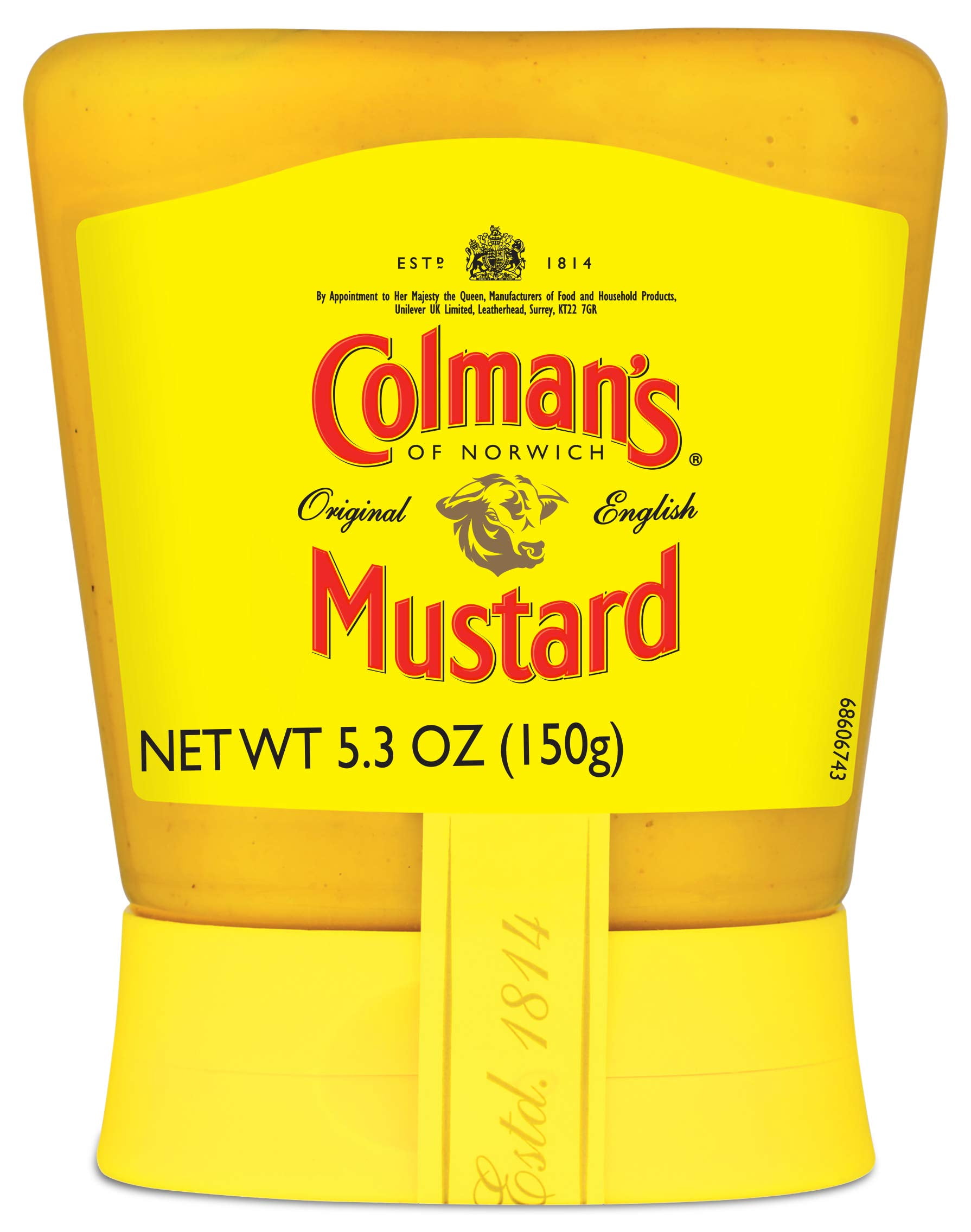 Colman's Squeezy Mustard, 5.3-Oz., Pack of 6 - Walmart.com