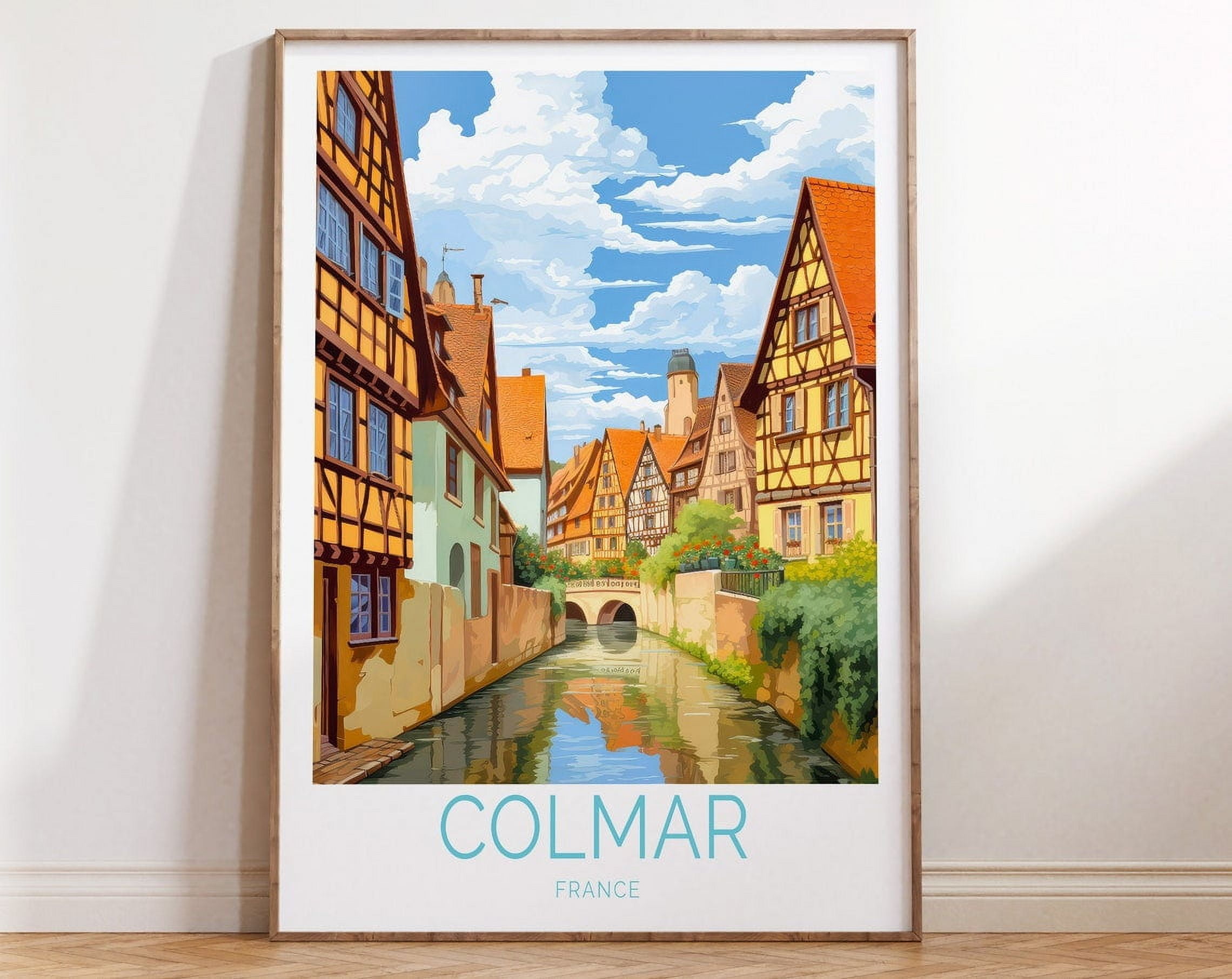 Colmar France Travel Poster, Colmar France Poster, Colmar France Travel ...
