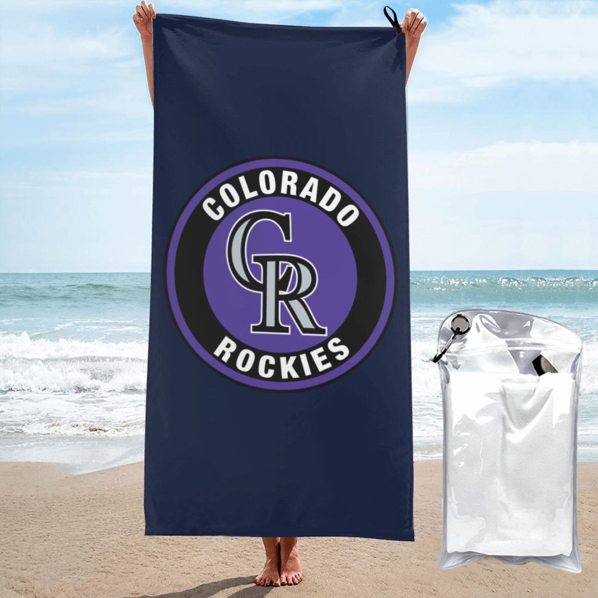 Colo-rado_Rockies Microfiber Beach Towel 31.5"x63" Soft Swim Towels ...