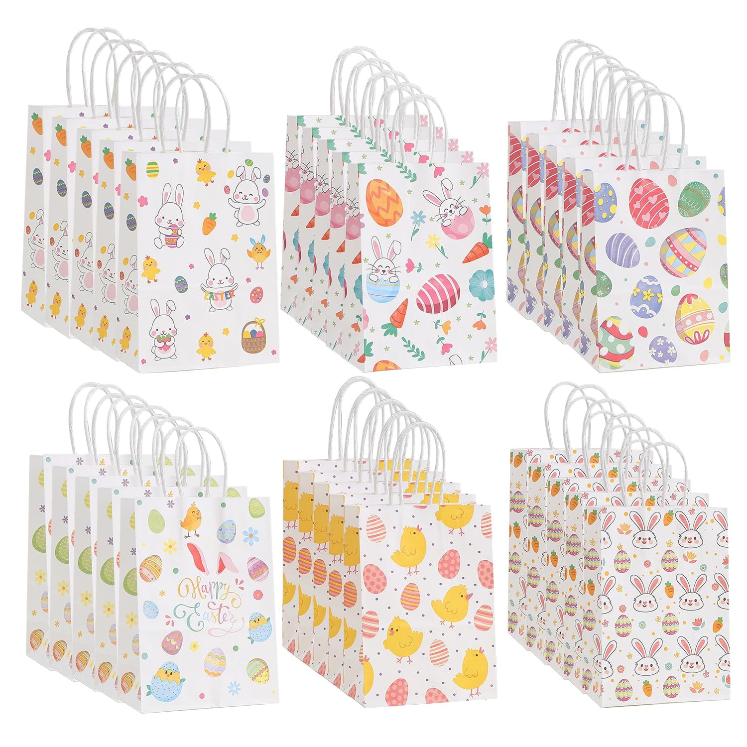 Easter Coloring Bags For Kids 30 PCS Easter Paper Craft Kits Kids DIY ...