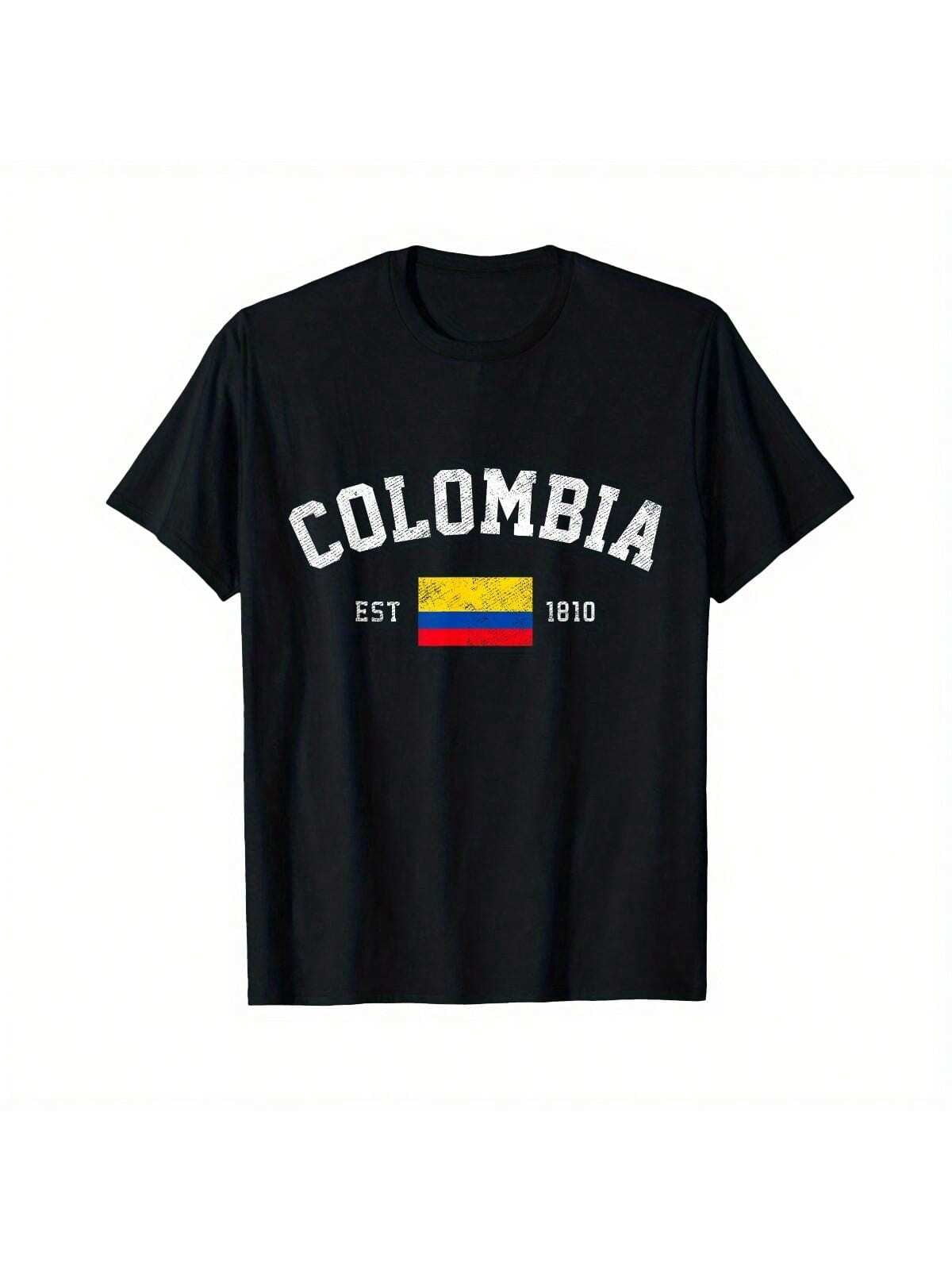 Colombia Est. 1810 Colombian Flag Independence Day T-Shirt As Present ...