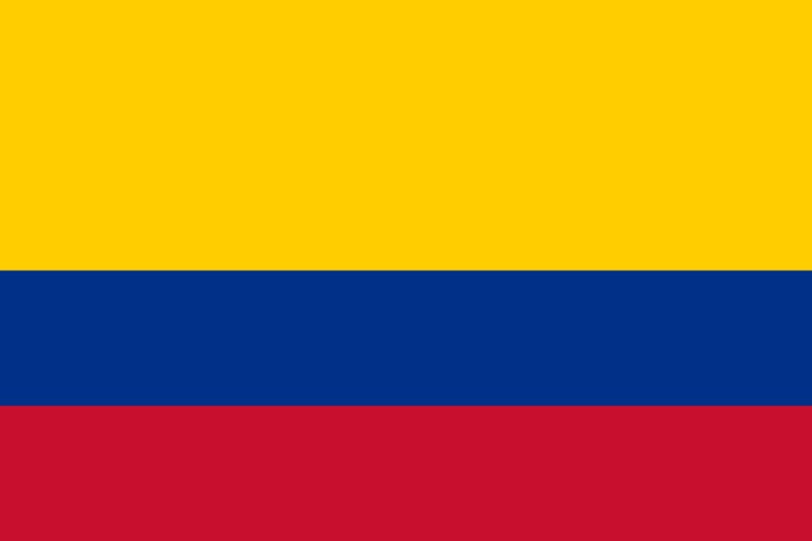 Colombia Flag Decal Sticker - 6 inches wide - Walmart.com