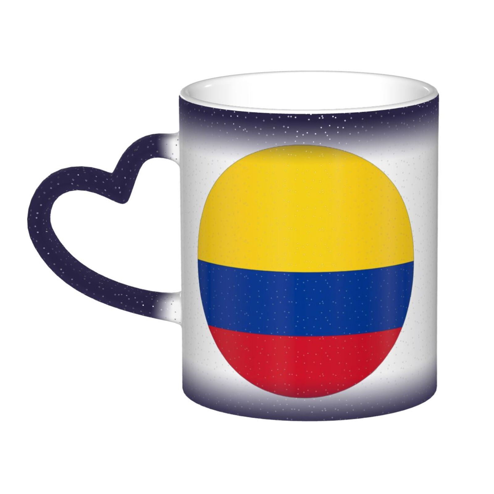 Colombia Flag Mug Color Changing Coffee Mug Ceramic Heat Sensitive ...