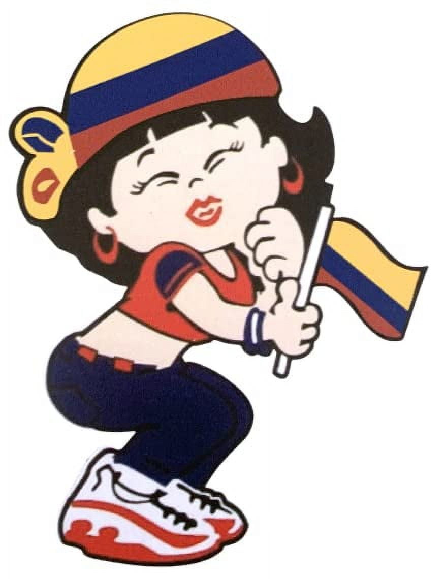 Colombia Flag Stickers (Pack of 2), Vinyl Decal - Walmart.com