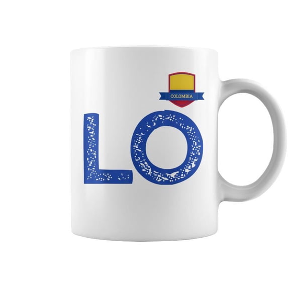 Colombia HumanFlag Letter L And O Colombian Coffee Mugs - Walmart.com