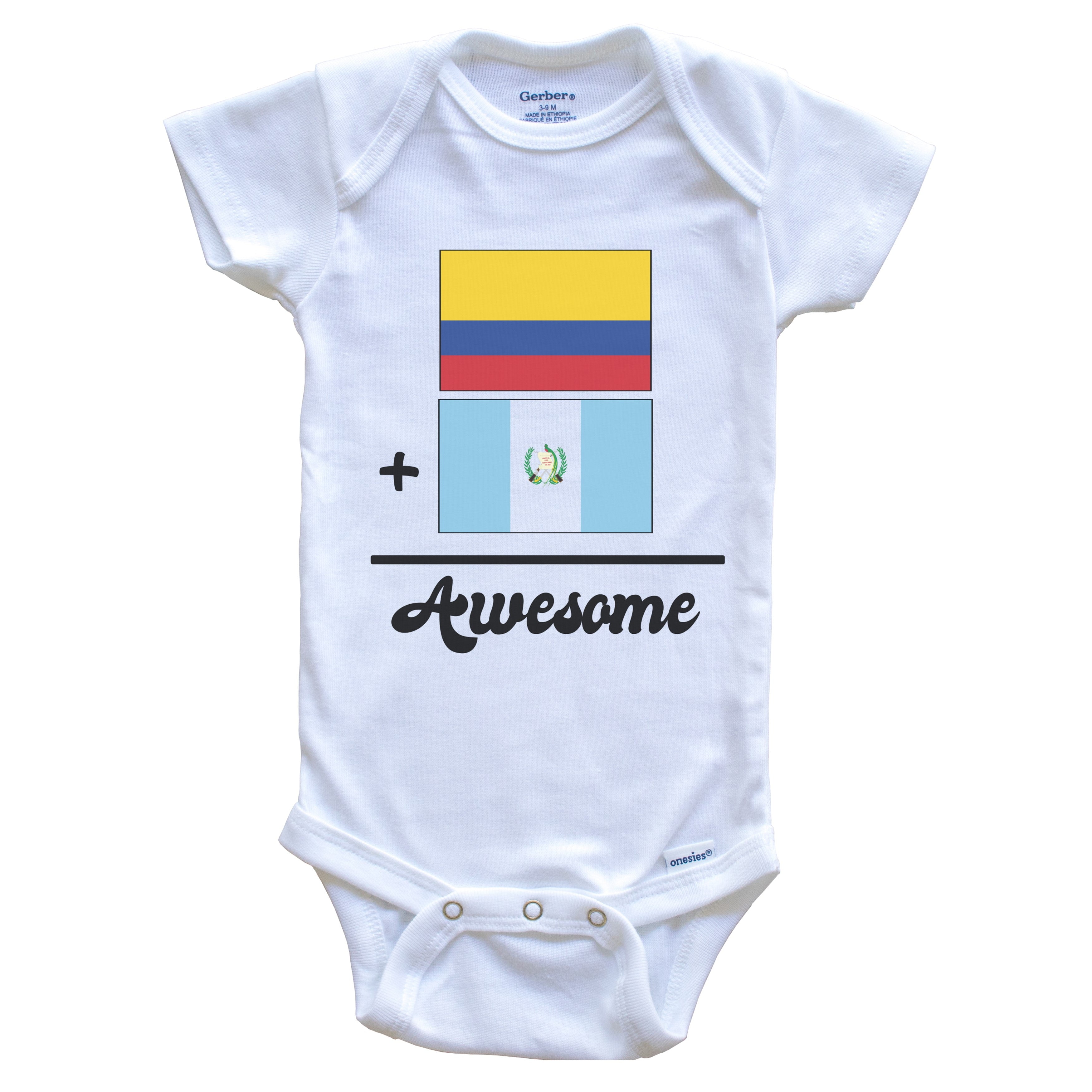 Colombia Plus Guatemala Equals Awesome Cute Colombian Guatemalan Flags ...