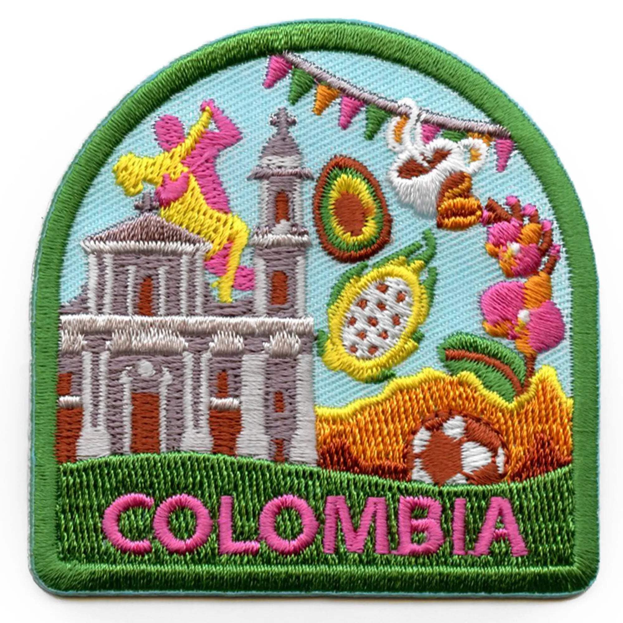 Colombia World Showcase Travel Patch Souvenir Paisa Vacation ...