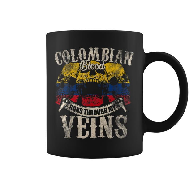 Colombian Blood Runs Through My Veins Coffee Mugs - Walmart.com