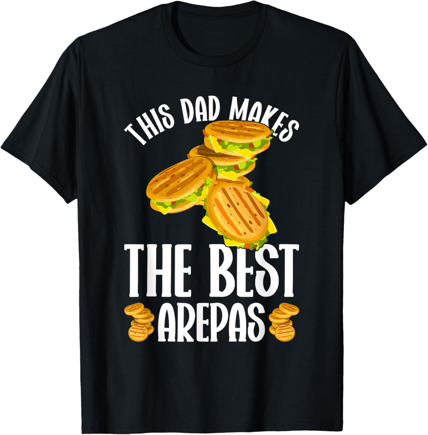 Colombian Food Arepa Lover Venezuelan Food Arepa T-Shirt - Walmart.com