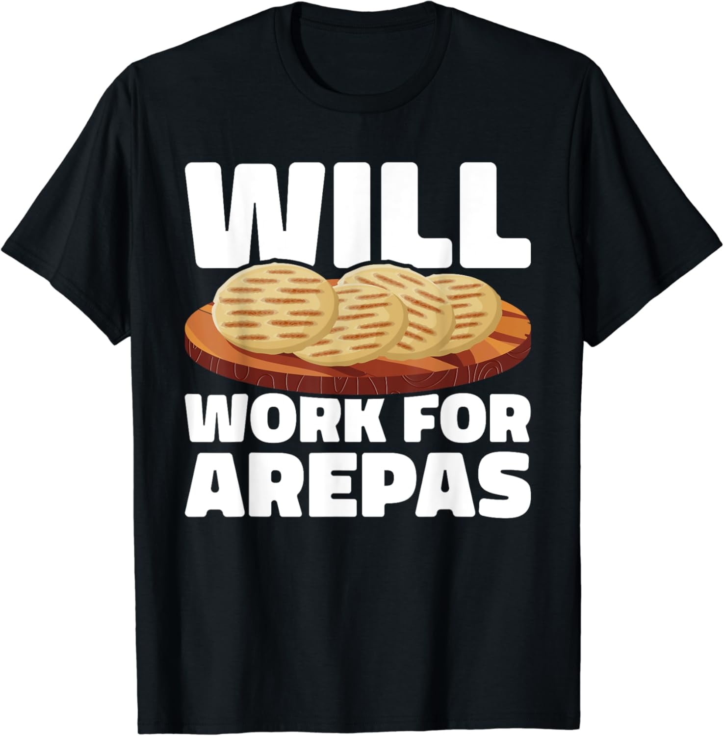 Colombian Food Arepa Lover Venezuelan Food Arepa T-Shirt - Walmart.com