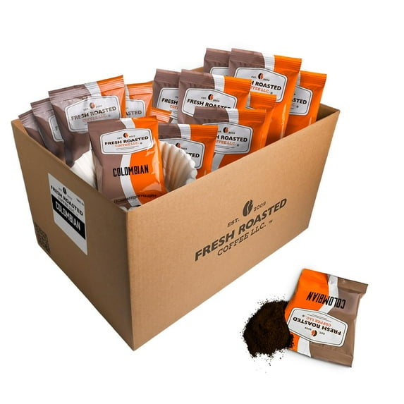 Colombian, Kosher, Pre-Ground Fractional Packs, 1.75 Ounce, 126 Count ...