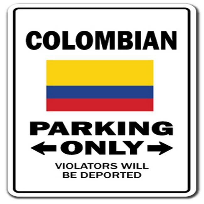Colombian Parking Sign - Walmart.com