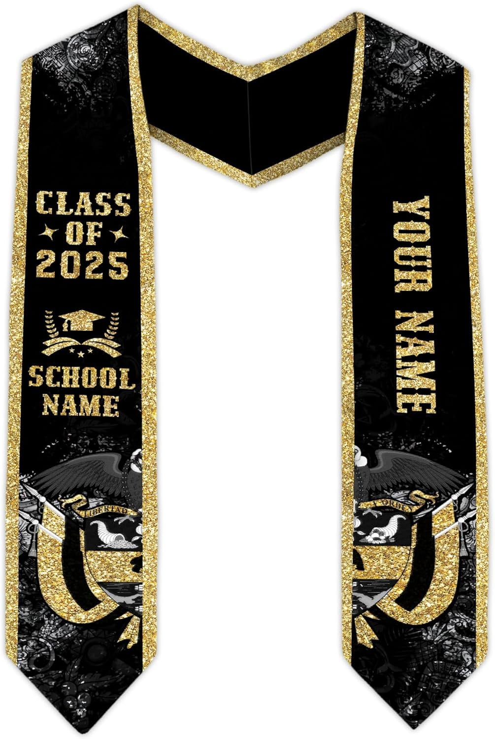 Colombians Graduation Sash, Custom Colombians American Flag Graduation ...