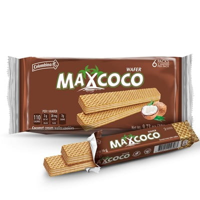(Pack Of 12) Colombina Bridge Sugar Wafer Max Cocoa 8.8 Oz - Walmart.com