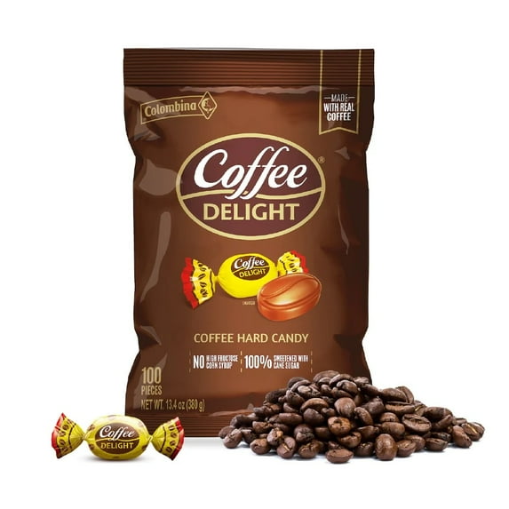 Colombina Coffee Delight Hard Candy, Gluten Free, Made w/Real Colombian ...