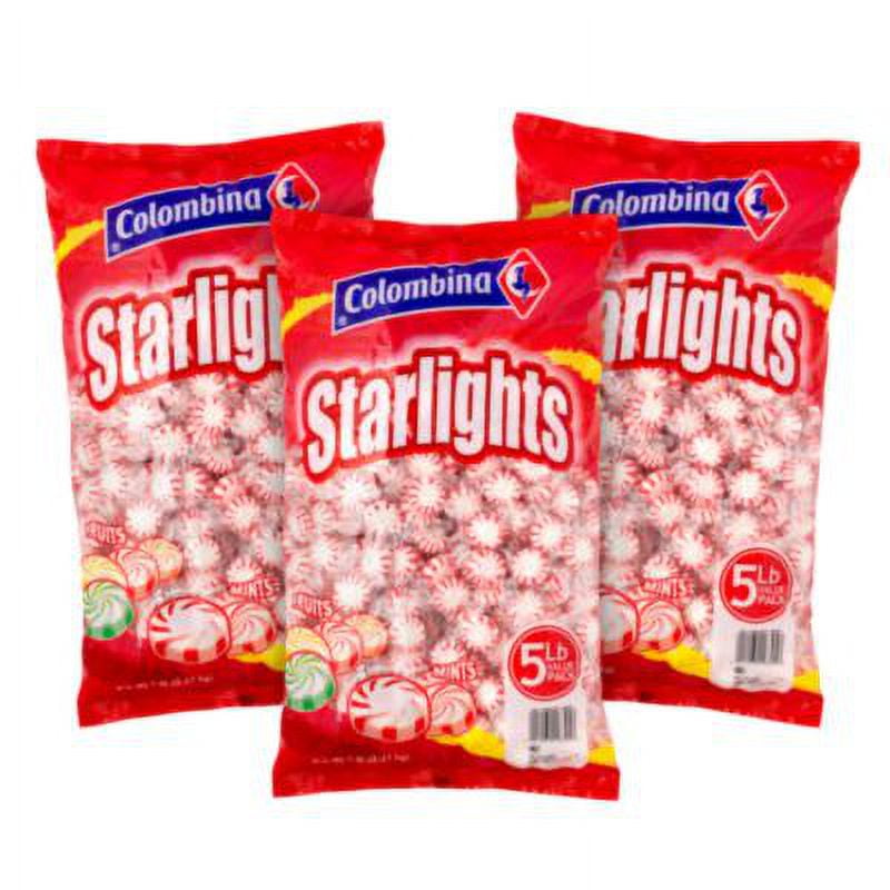 Colombina Peppermint Starlight Mints, 5 lb Bag, 3/Carton 810128791816 ...