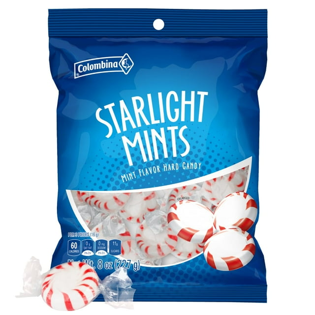 1 Bag Colombina Starlight Mints - Refreshing Mint Flavor Hard Candy ...