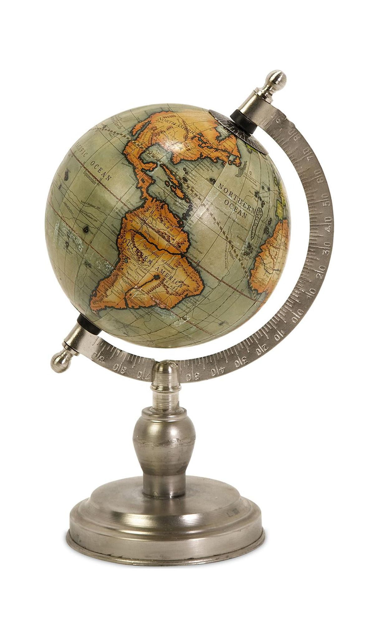 Colombo Small Globe with Nickel Finish Base - Walmart.com