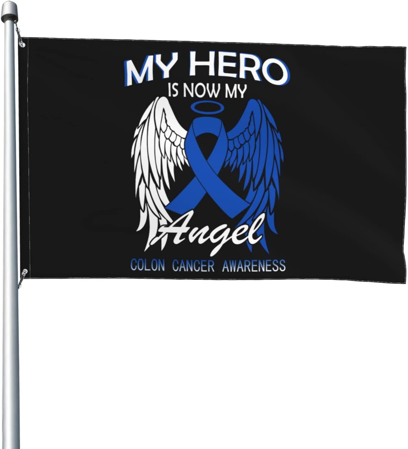 Colon Cancer Awareness Flags 4x6 Ft Banner Patio Lawn & Garden Outdoor ...