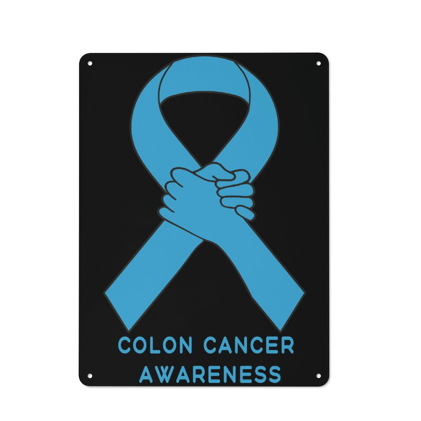 Colon Cancer Awareness Metal Tin Sign,Wall Decor Sign Funny Home Decor ...