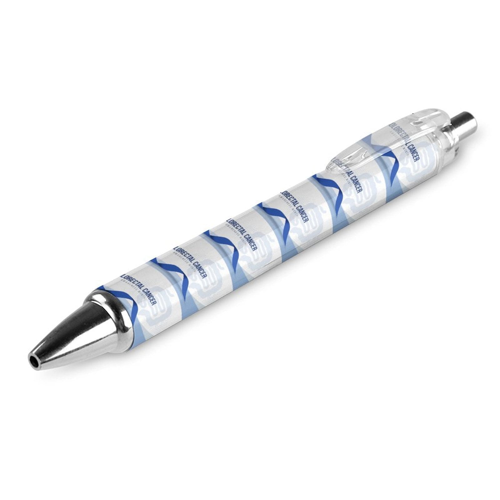 Colon Cancer Awareness Month Ballpoint Pen Retractable Pens Black ...