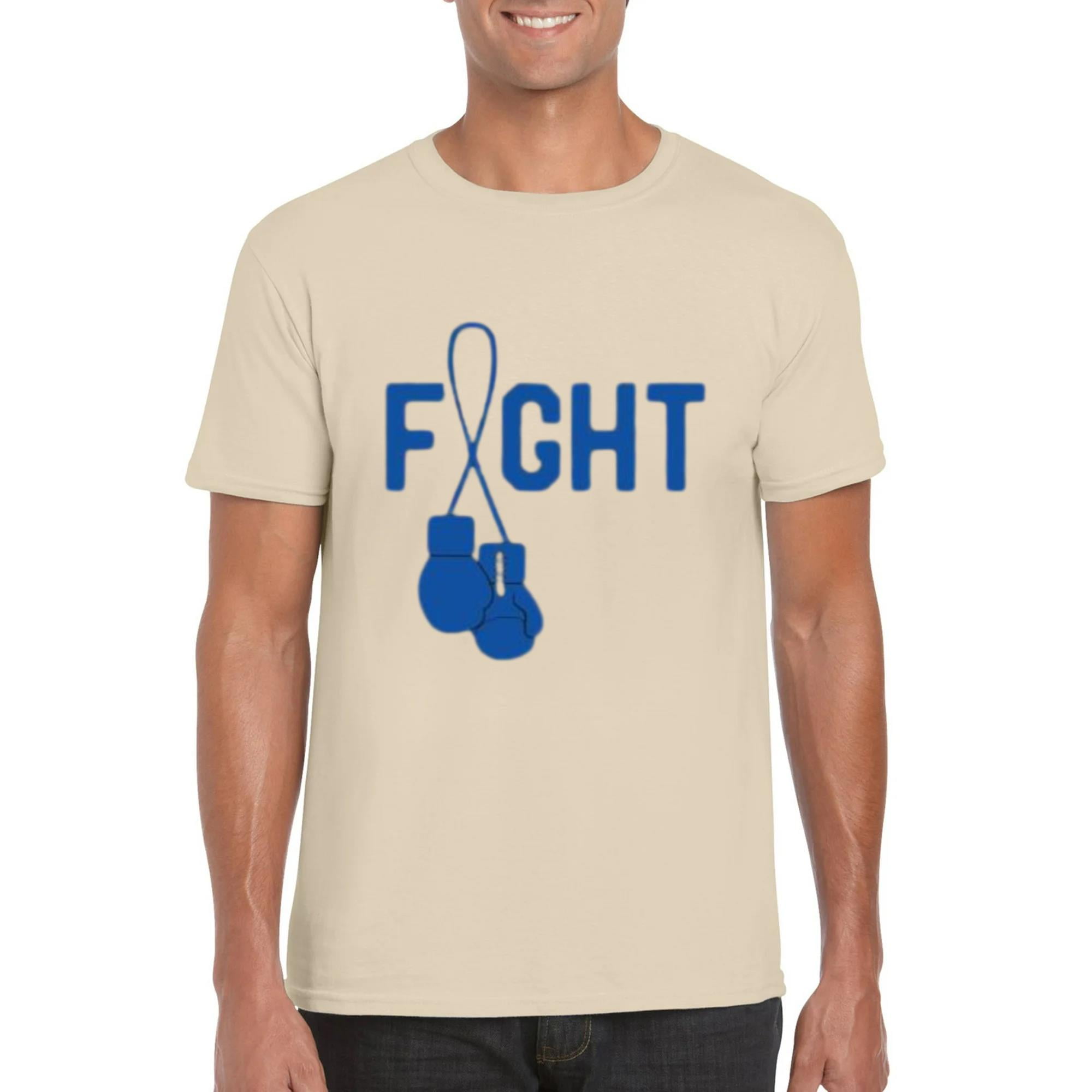 Colon Cancer Awareness Survivor Support Strong Fighter Gift T-Shirt ...