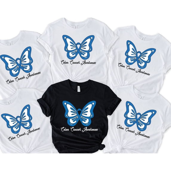 Colon Cancer Shirt Colon Cancer Ribbon Cancer Survivor Gift Cancer ...
