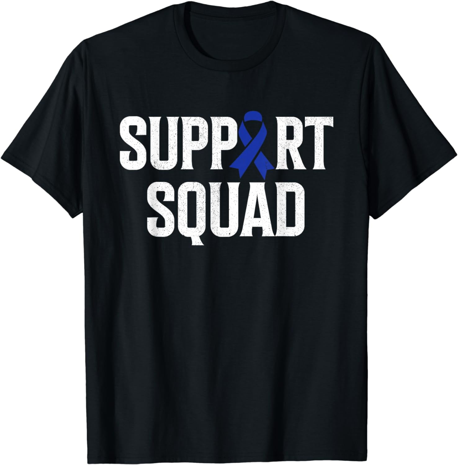 Colon Cancer Support Squad Colorectal Cancer Awareness T-Shirt ...