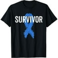 Colon Cancer Survivor Awareness Colonoscopy Blue T-Shirt - Walmart.com