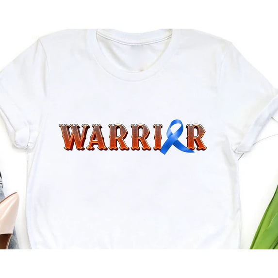 Colon Cancer Warrior Tshirt Awareness Shirt Cancer Survivor Colon ...