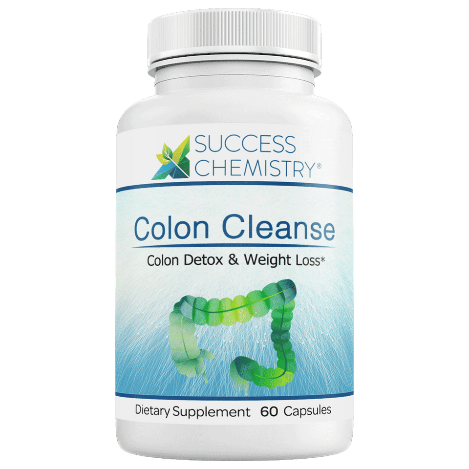 Colon Cleanse Natural Body Detox Pills by Success Chemistry - Enhance ...