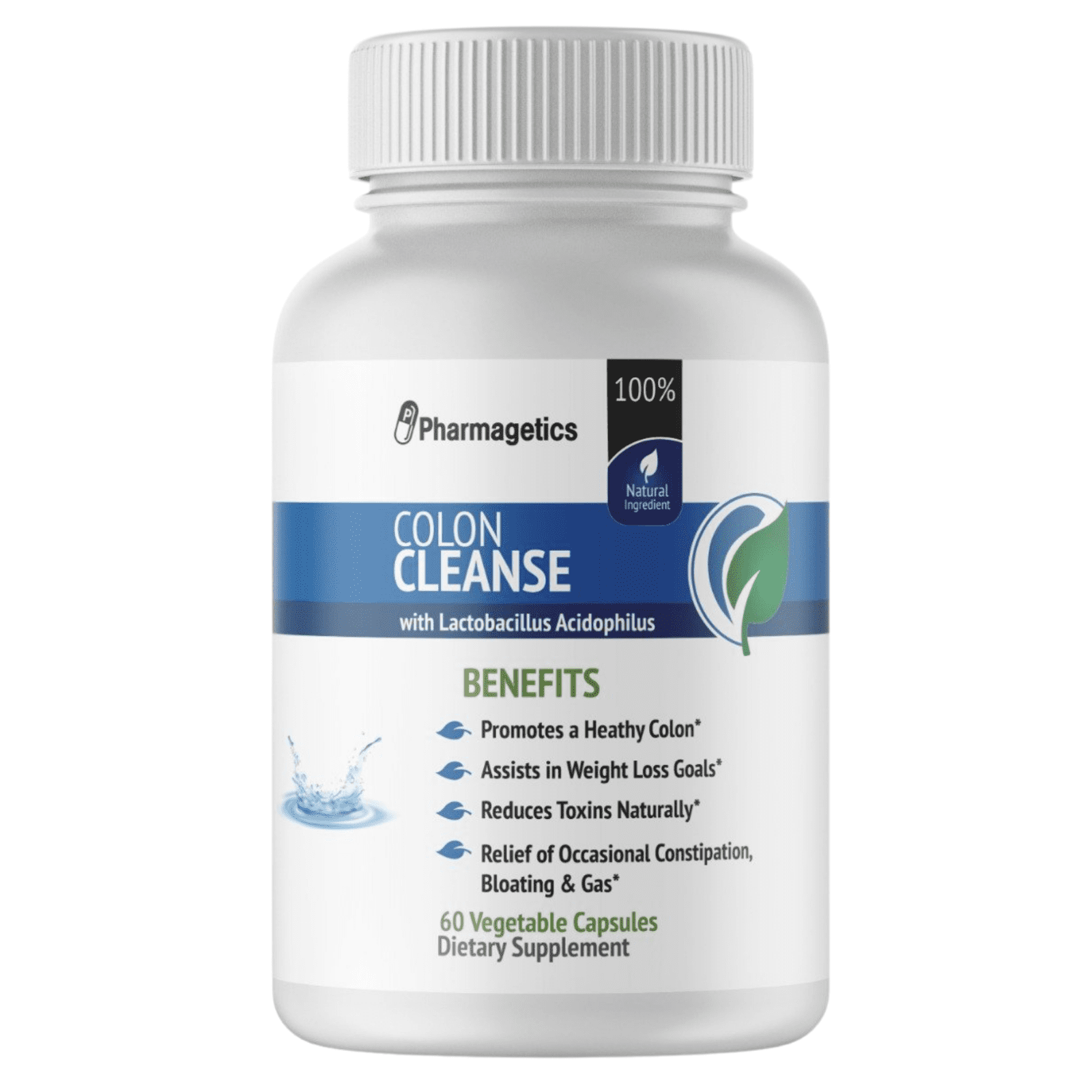 Colon Cleanse with Lactobacillus Acidophilus - 60 Capsules - Walmart.com