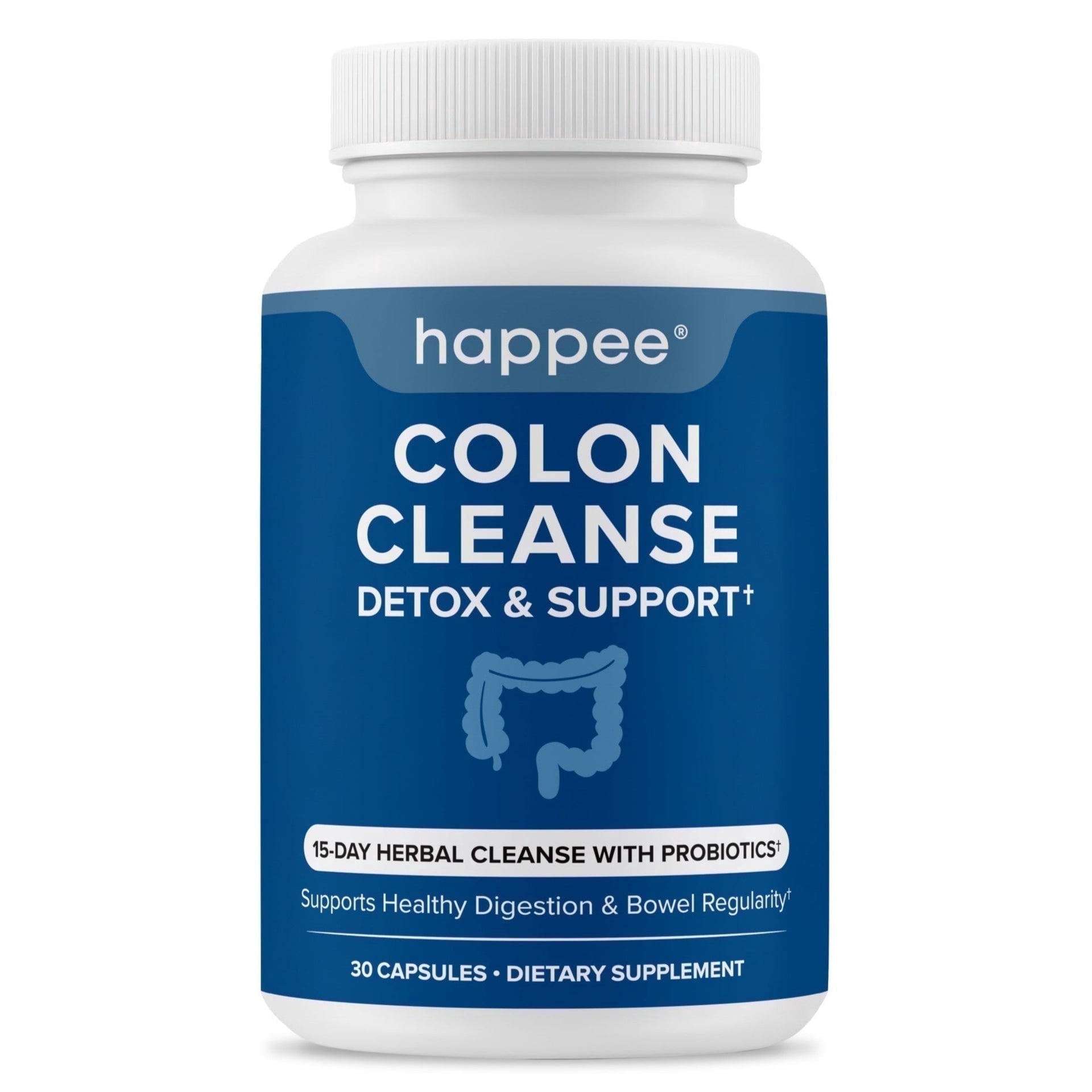 Happee Colon Cleanser and Detox Supplement - 15 Day Cleanse with ...