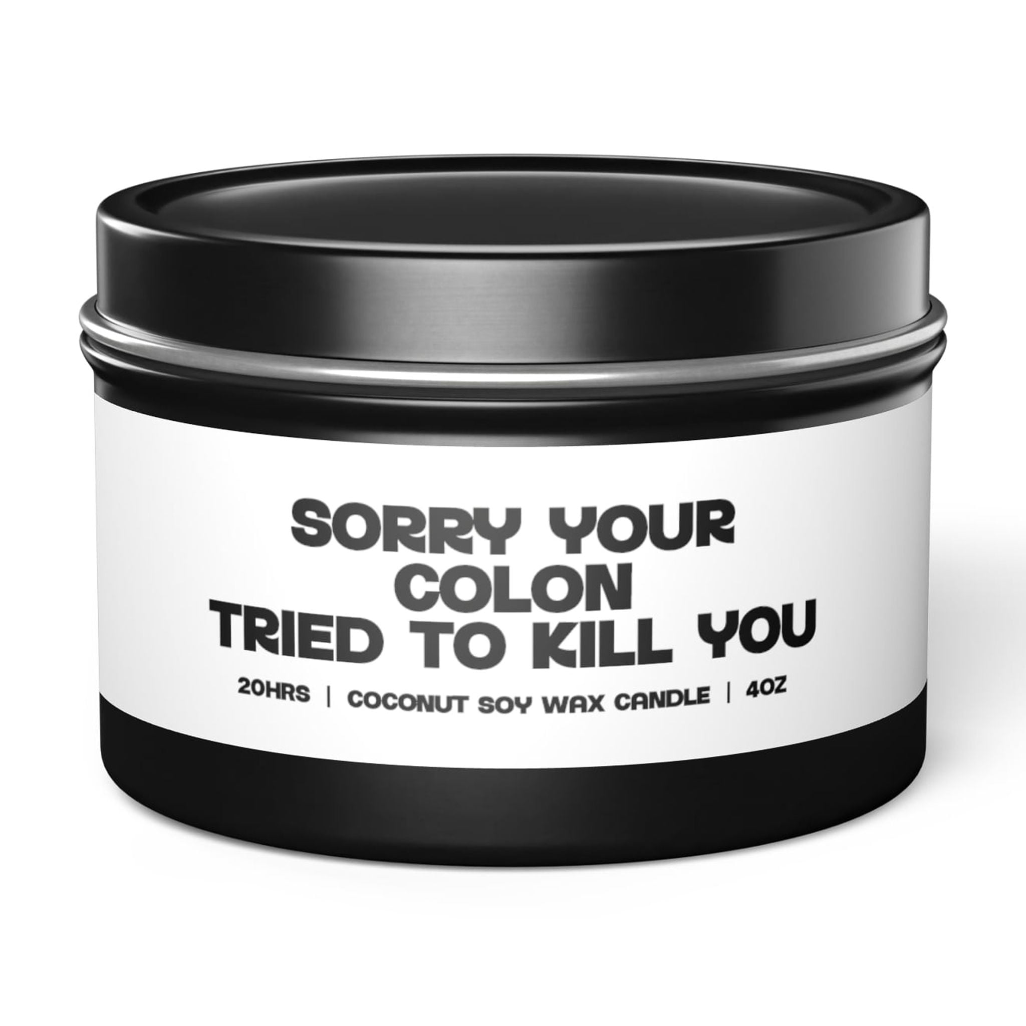 Colon Colorectal Cancer Tin Candle Gifts Home Office Decor Vanilla ...