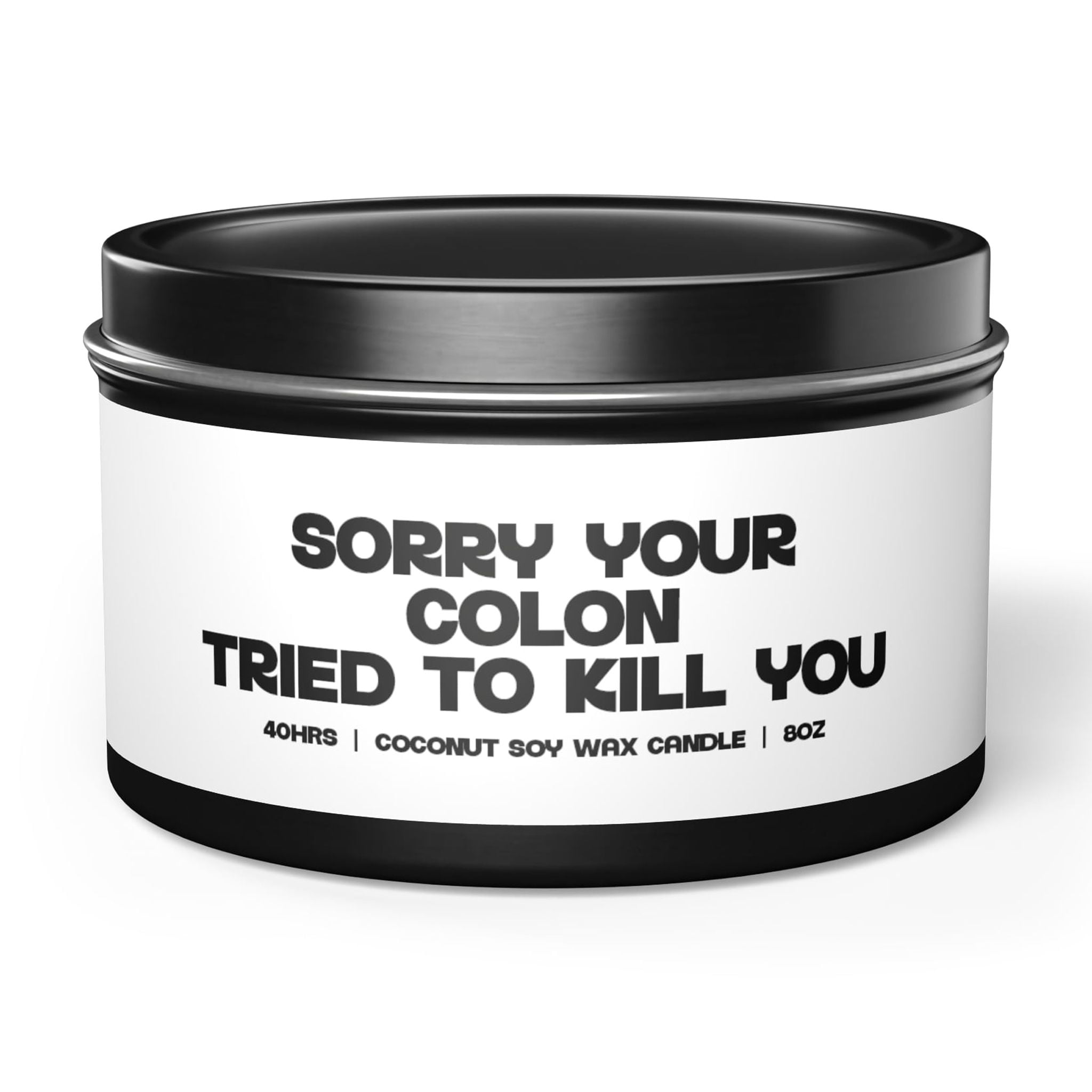 Colon Colorectal Cancer Tin Candle Gifts Home Office Decor Vanilla ...