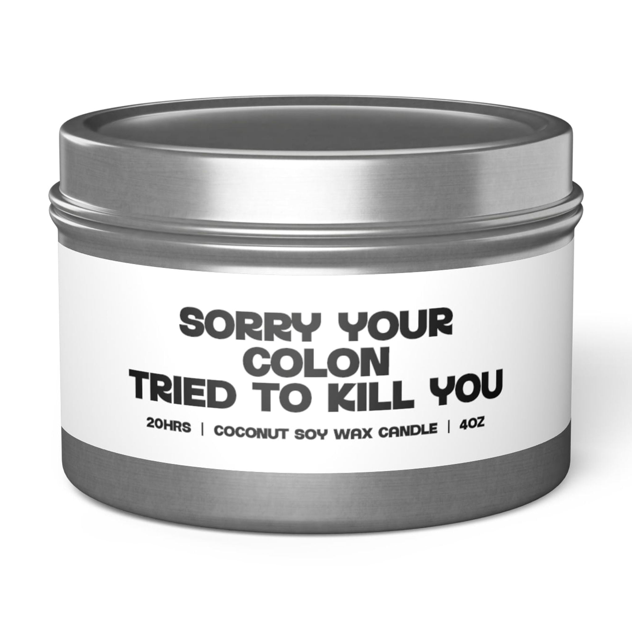 Colon Colorectal Cancer Tin Candle Gifts Home Office Decor Vanilla ...